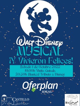 Visita Guiada + Musical Tributo a Disney 1 Oct. Visitas guiadas 2 Oct ...